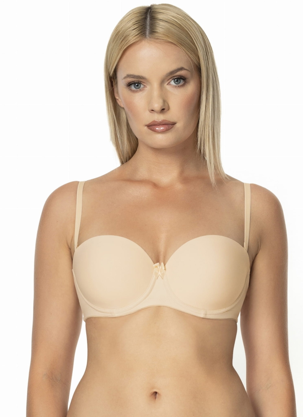 Biustonosz bardotka NIPPLEX.1048 beżowy Biustonosz bardotka NIPPLEX.1048 beżowy